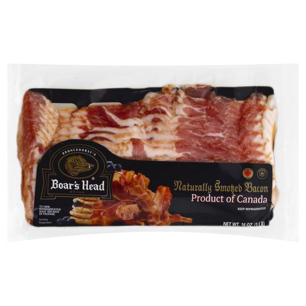 Boar’s Head Bacon, Traditional, Fully Cooked – Auburn Opelika Delivery ...