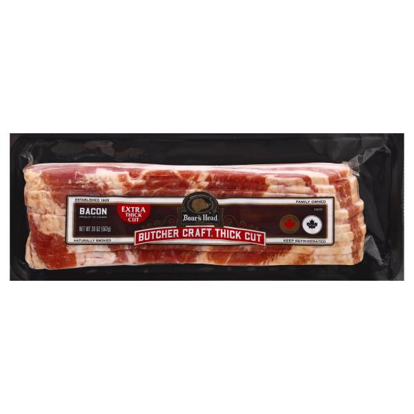 Boar’s Head Butcher Craft Bacon, Extra Thick Cut – Auburn Opelika ...