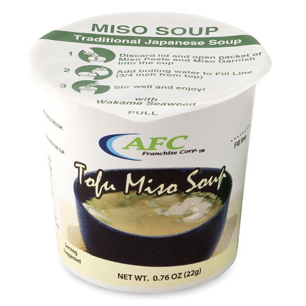 Afc Sushi Natural Tofu Miso Soup - Auburn Opelika Delivery Service