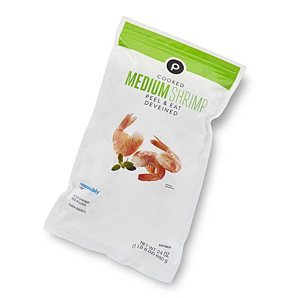 Publix Cooked Shrimp, Medium, Peel & Eat, 41-50 Shrimp/Lb, Farm Raised, Frozen – Auburn Opelika ...