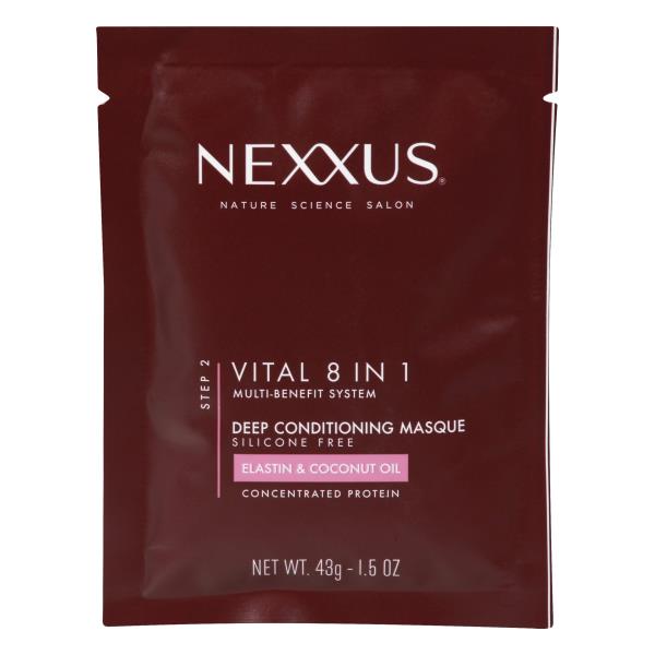 Nexxus Vital 8 in 1 Masque, Deep Conditioning, Elastin & Coconut Oil ...