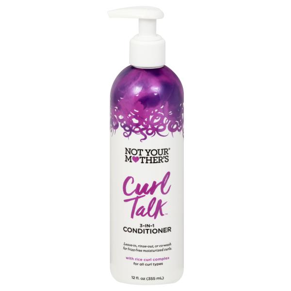 Not Your Mother’s Curl Talk. Conditioner, with Rice Curl Complex, 3 In ...