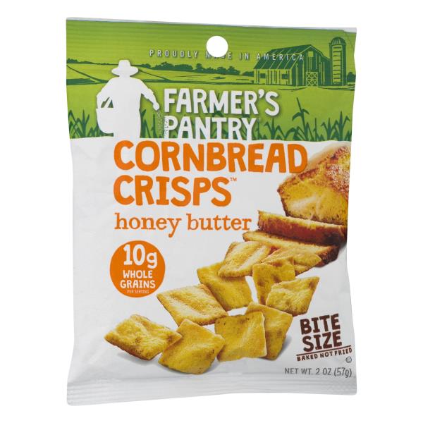 Farmer’s Pantry Cornbread Crisps, Bite Size, Honey Butter – Auburn ...
