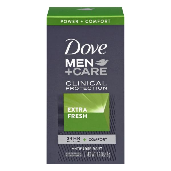 Dove Men+Care Antiperspirant, Extra Fresh, Clinical Protection - Auburn ...