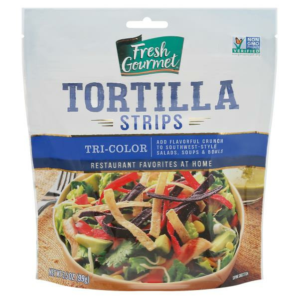 Fresh Gourmet Tortilla Strips, Tri-Color – Auburn Opelika Delivery Service