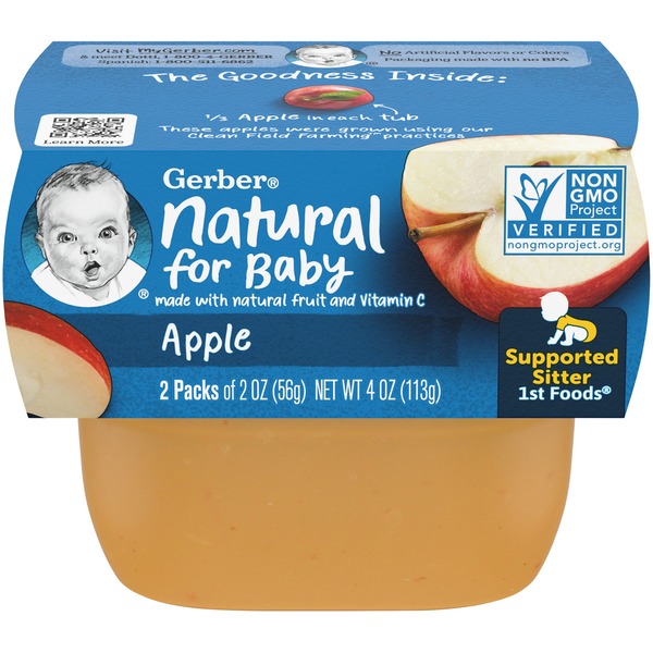 Gerber 1st Foods For Baby Baby Food Apple Tubs - Auburn Opelika ...