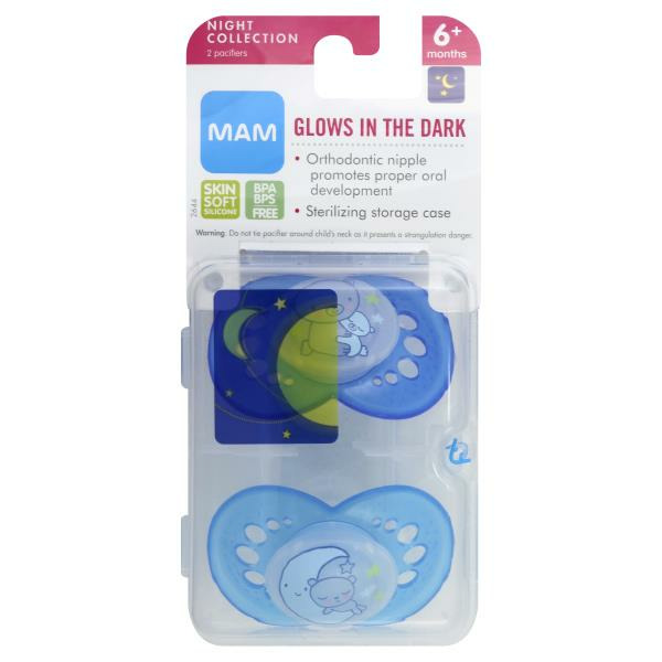 MAM Pacifiers Glows In The Dark Night Collection 6+ Months - Auburn Opelika Delivery Service