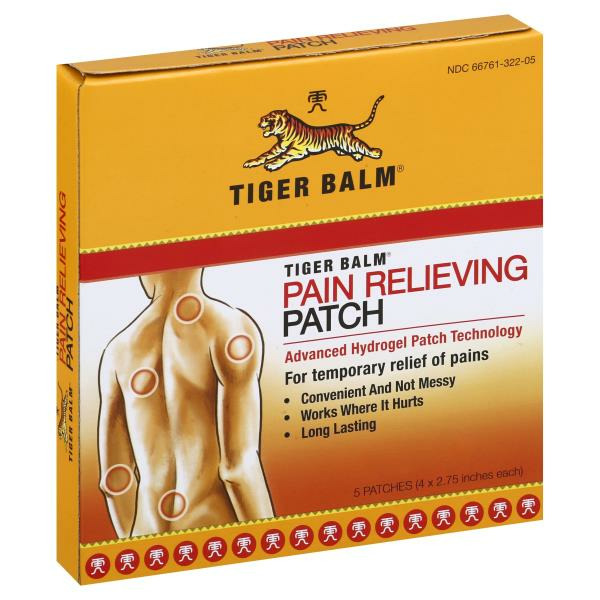 Tiger Balm Pain Relieving Patch - Auburn Opelika Delivery Service