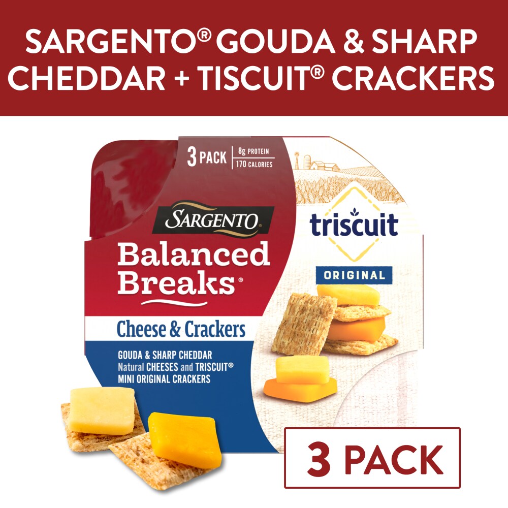 Sargento? Balanced Breaks? Gouda and Sharp Cheddar Cheese with Mini ...