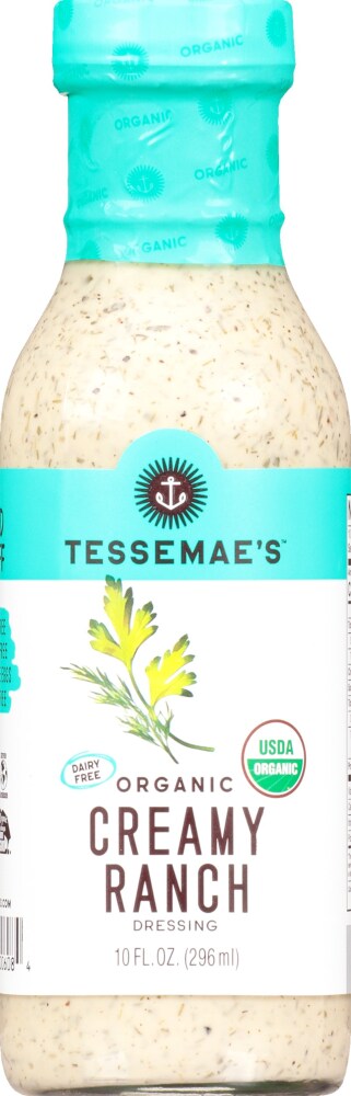 Tessemae's Organic Creamy Ranch Dressing - Auburn Opelika Delivery Service