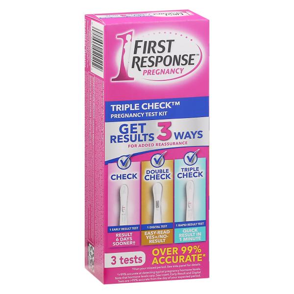 First Response Pregnancy Test Kit, Triple Check - Choice Delivery Service