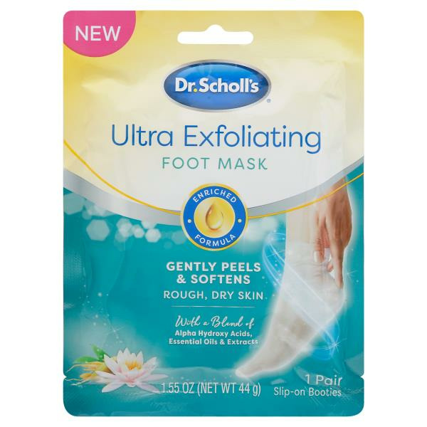 Dr. Scholl's Foot Mask, Ultra Exfoliating - Choice Delivery Service